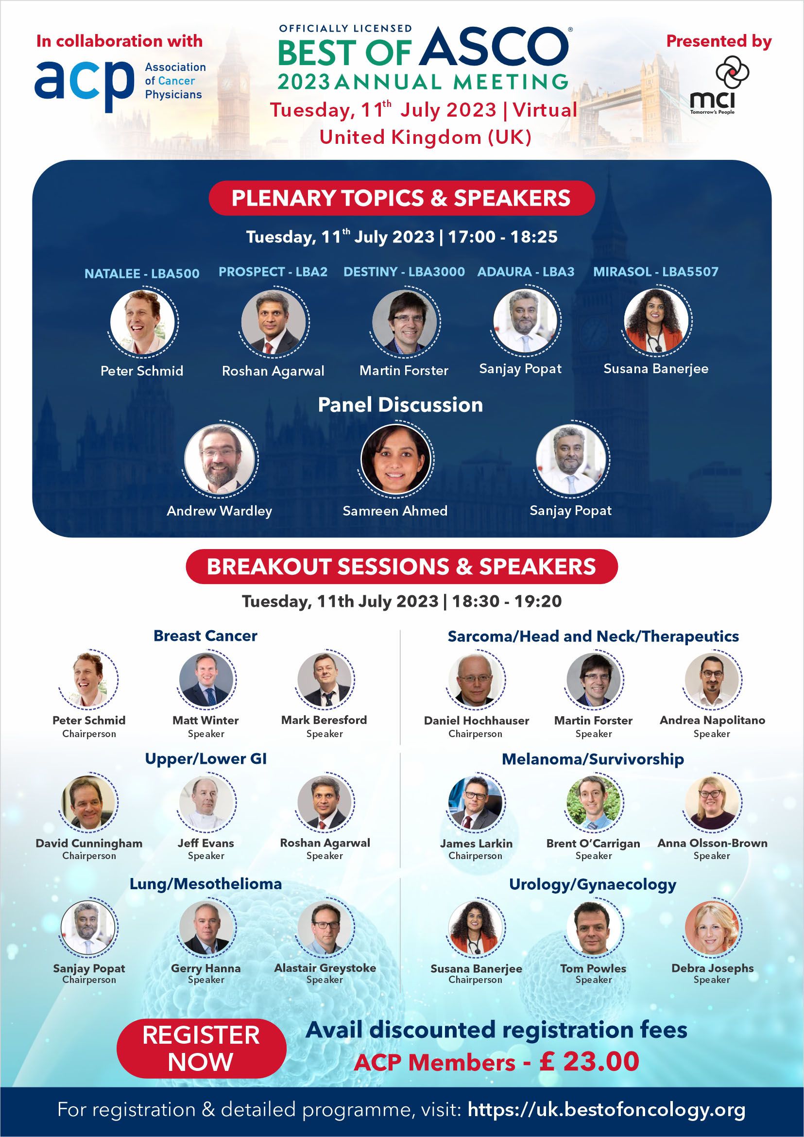 Best of ASCO® UK - 11 July 2023 | ACP - Association of Cancer Physicians